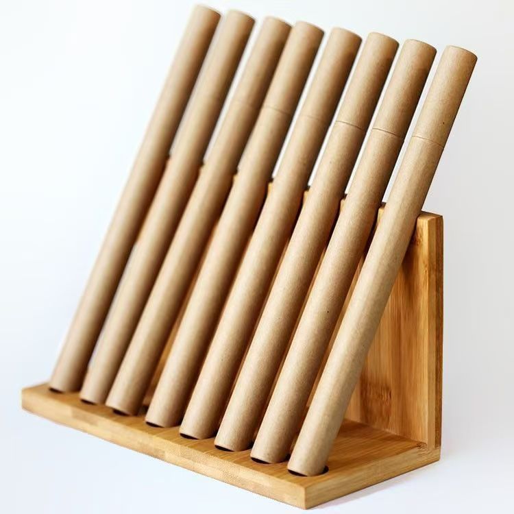 Incense Tube Display Rack Bamboo Storage Rack Incense Tube Bracket ...