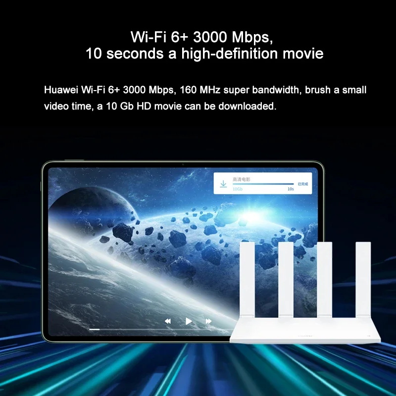 Huawei AX3 Pro new Router Wi-Fi 6+ 3000 Mbps Signal Amplifier Dual-Band ...