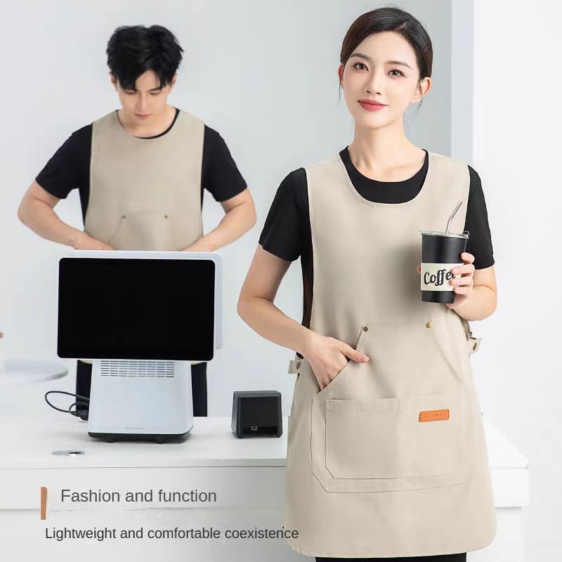 Ready Stock Waterproof apron men's vest style apron custom logo ...