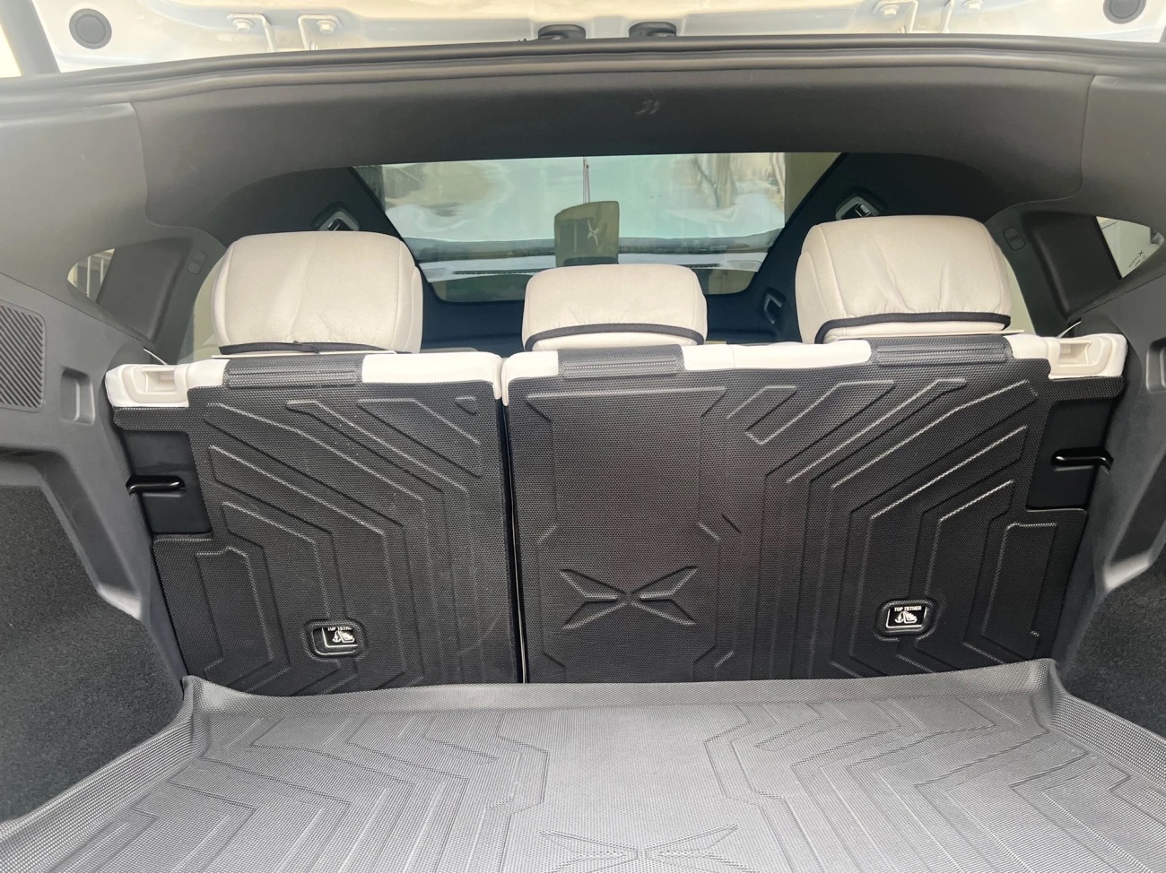 Xpeng g6 2024 Trunk Mat boot tray organizer TPE Rear Backrest Cushion ...