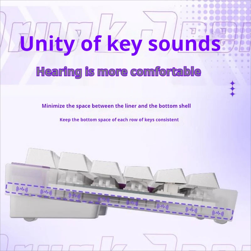 DrunkDeer G75 wired adjustable key range magnetic axis gaming keyboard S-class intelligent ...