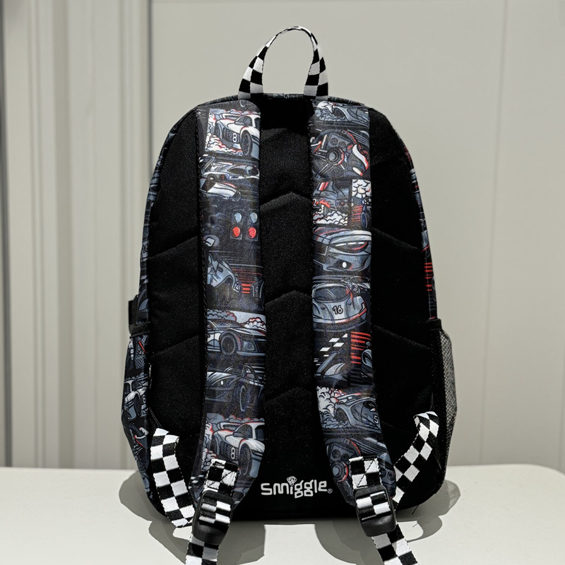 Smiggle Backpack Black game console School bag shark boy bag Limitless ...