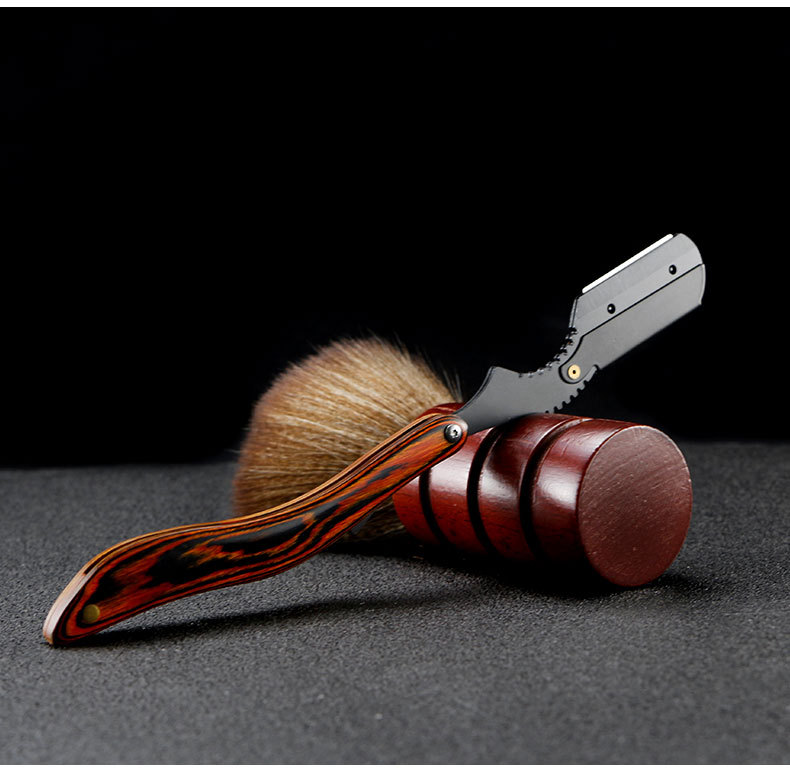 Mechata old-fashioned hand razor folding hair shaver men's facial ...