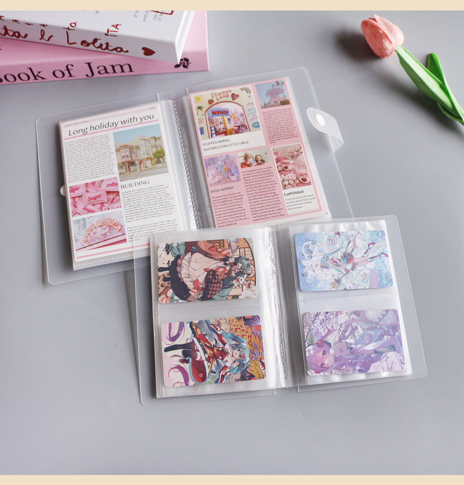 80/96/120 Pocket Card Book Photo Album 4R idol Photo Card lomo 3/4/5 ...