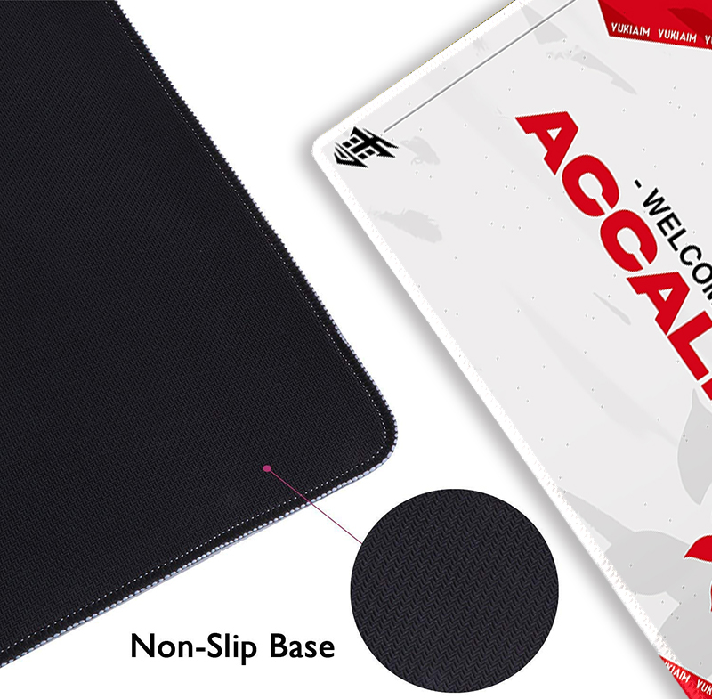 Yuki Aim Mousepad Extended Mousepad Large Gaming Mouse pad Stitched ...