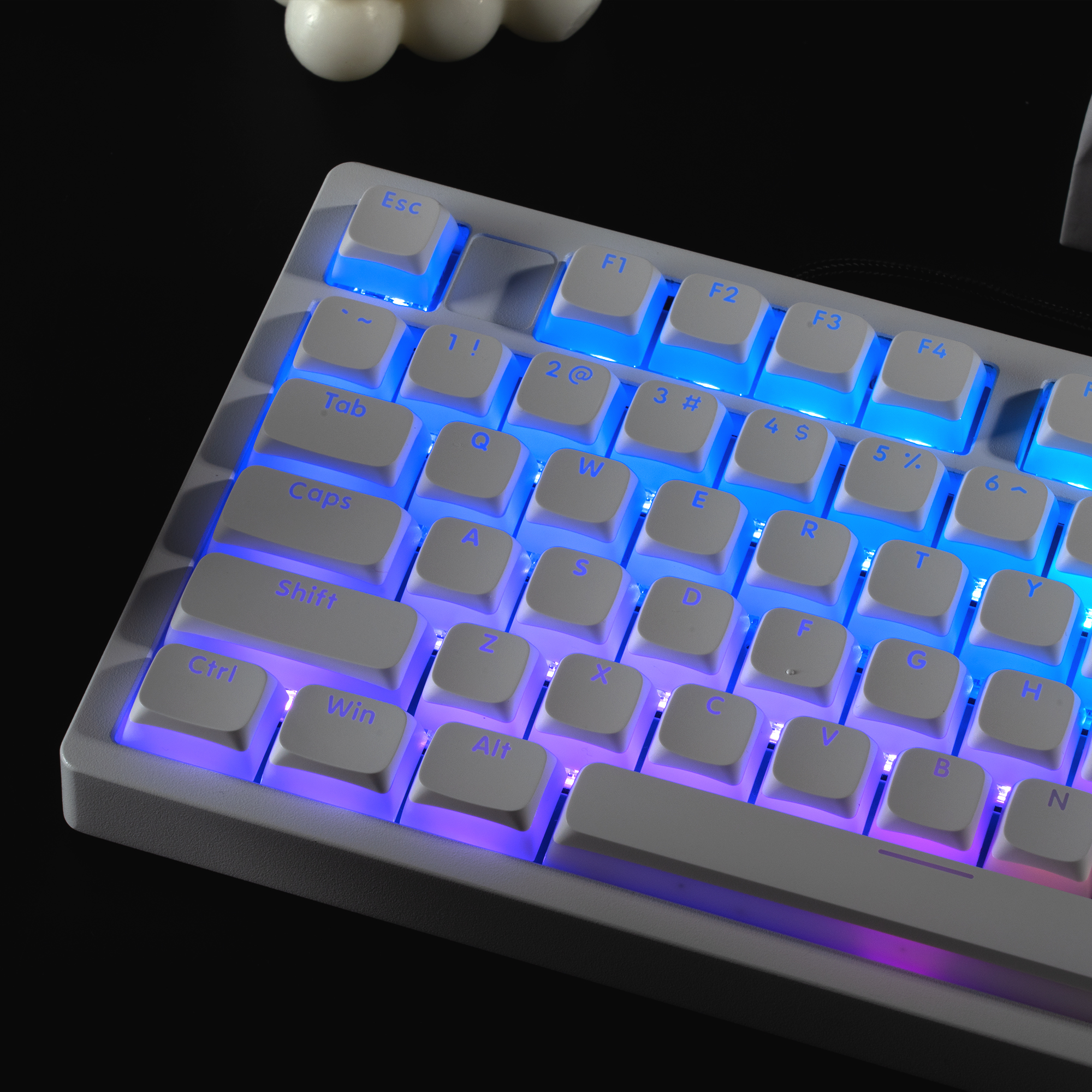 XVX Shine Through White Pudding Keycaps XDA Profile 117 keys | Shopee ...