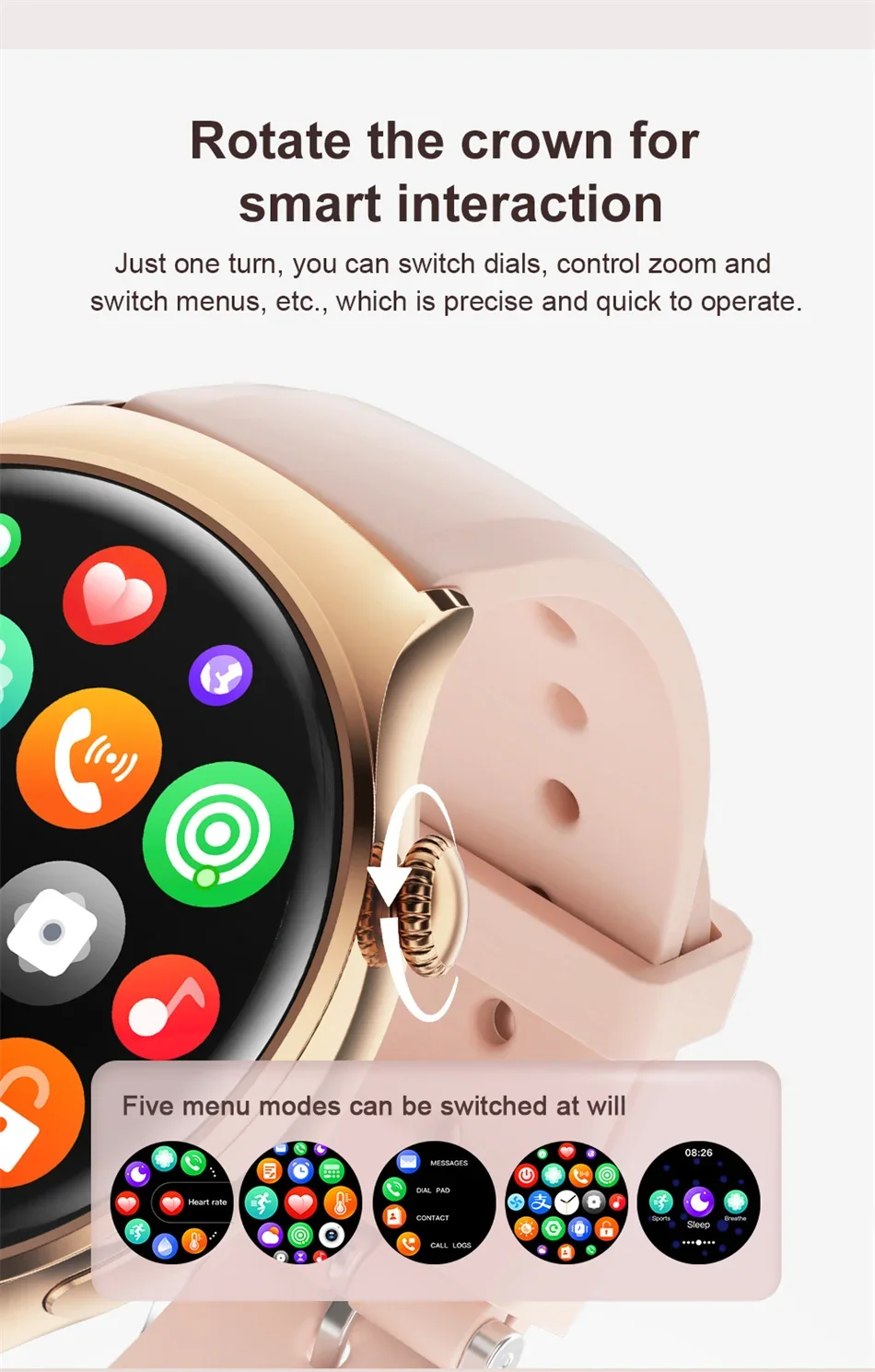 For Huawei GT4 Mini Smart Watch Women 360*360 AMOLED HD Screen NFC IP68 ...