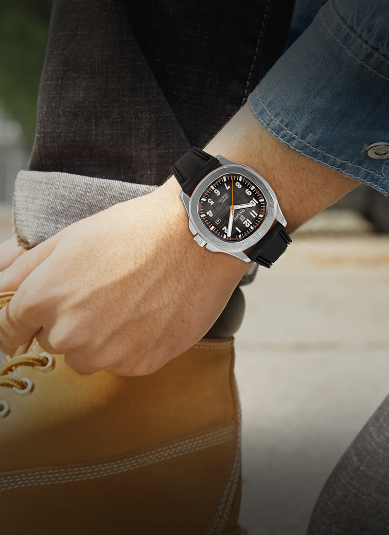 DEMPSEY Automatic Mechanical Watch for Men Original Waterproof Silver ...