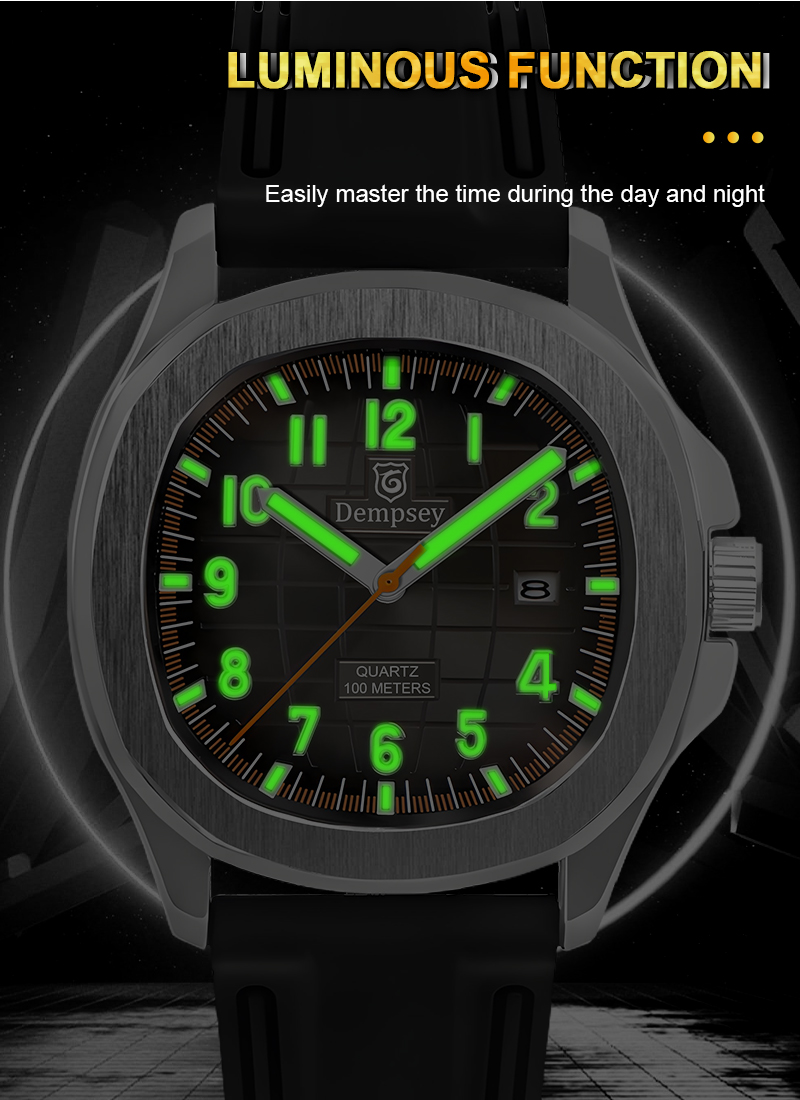 DEMPSEY Jam Tangan Lelaki Automatic Mechanical Watch for Men Original ...