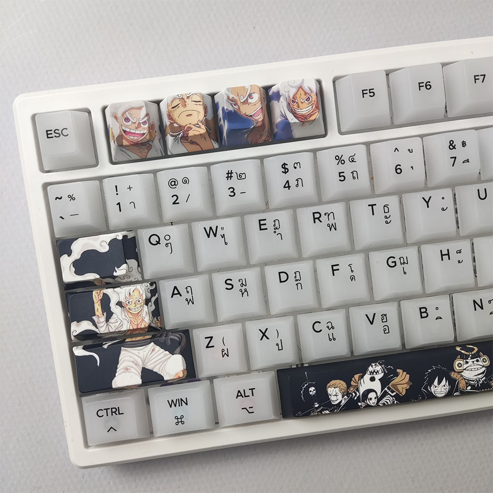7/8pcs Honkai Impact Elysia Keycaps Cherry Profile PBT Dye Sublimation ...