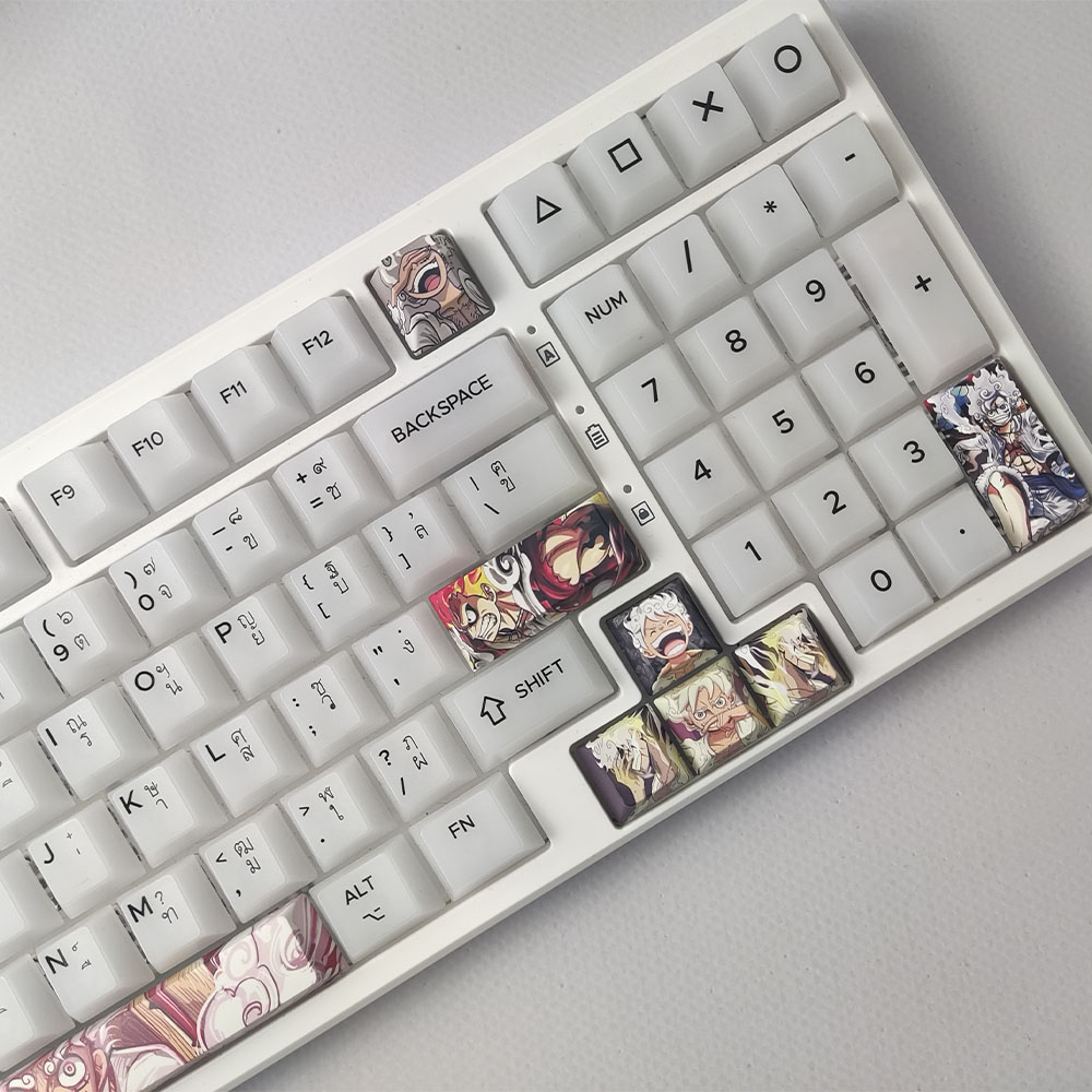 7/8pcs Honkai Impact Elysia Keycaps Cherry Profile PBT Dye Sublimation ...