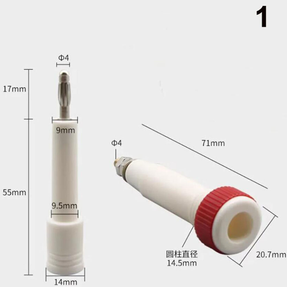 2 Pairs Good quality Round 10 KV High Voltage 4mm Banana Plug/Socket ...