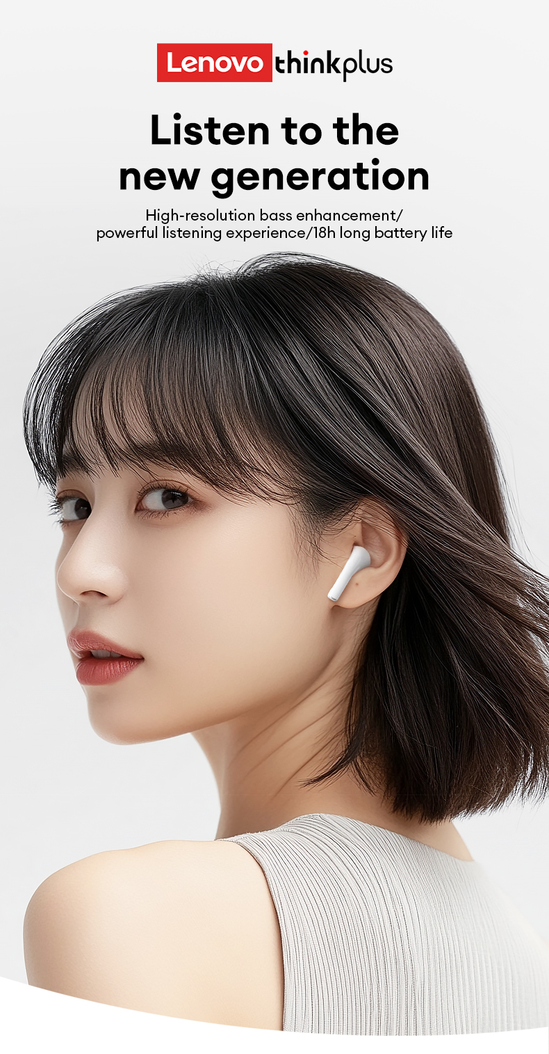 Lenovo LP2 Pro Bluetooth Earphone HIFI Stereo Intelligent Noise ...