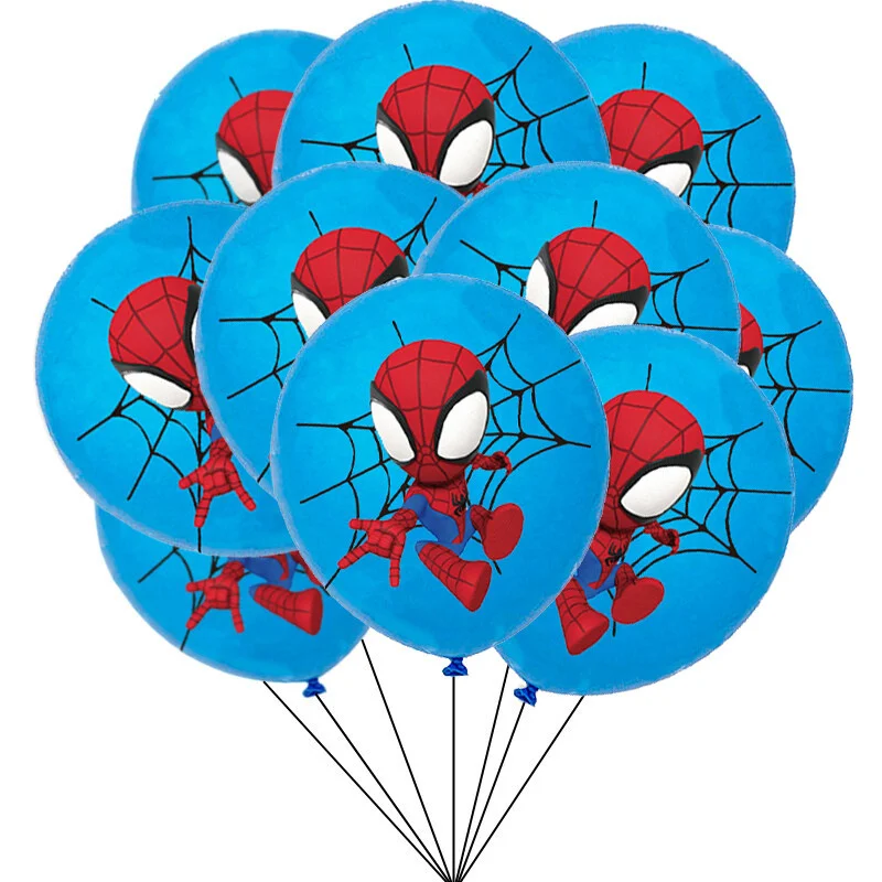 Spidey And His Amazing Friends 12 Inch Latex Balloons Spiderman ...