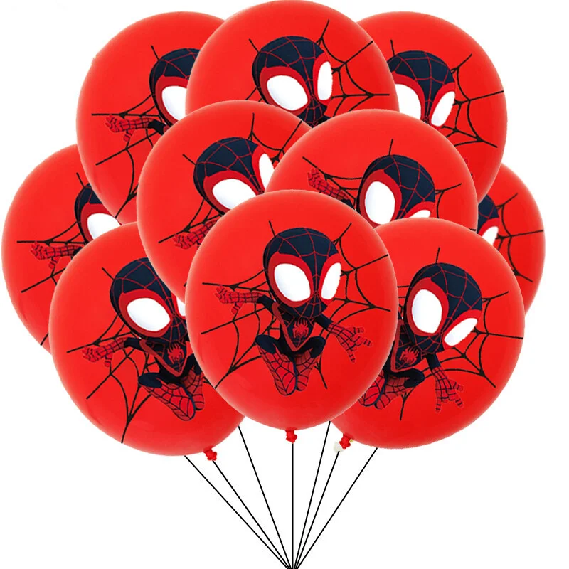 Spidey And His Amazing Friends 12 Inch Latex Balloons Spiderman ...