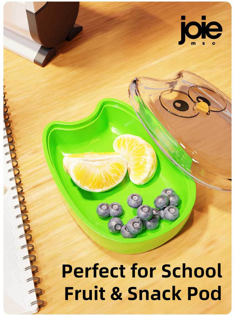 Joie Hoot Fresh Pod Portable Lunch Box Owl Fruit Snack Container Bento ...