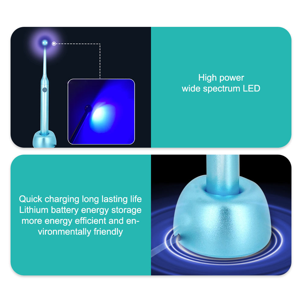 Dental Lamp Machine Resin LED Curing Light Cure 5s/3mm Curing Battery ...