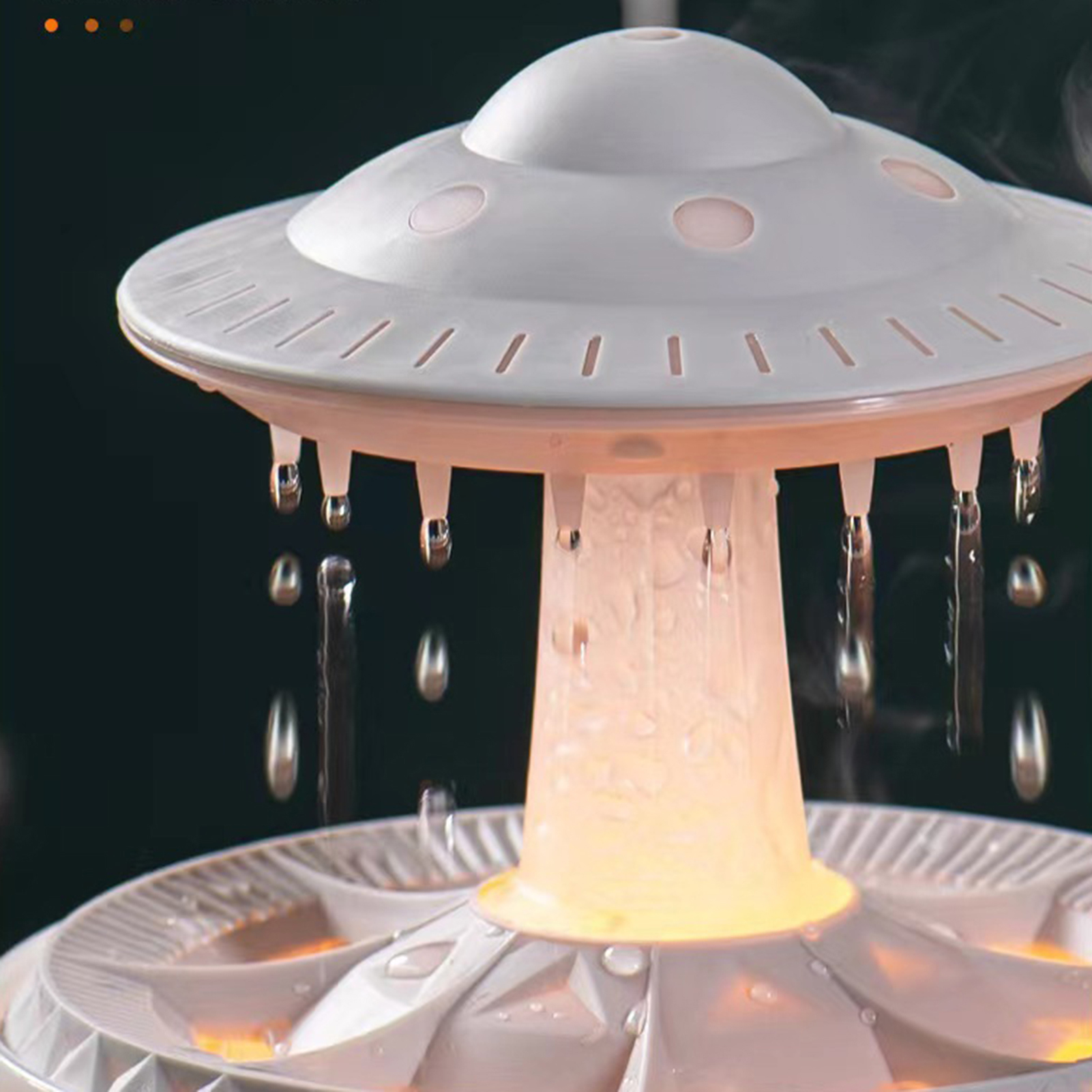 New UFO Night Light Humidifier with Remote Control Silent Safety ...