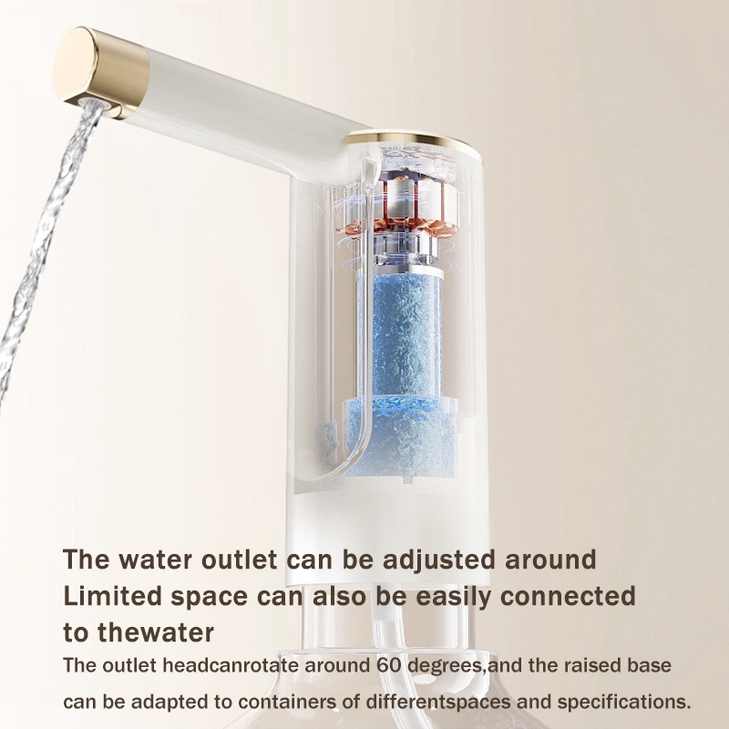 Adjustable Electric Water Pump Rechargeable Foldable Barrel Water ...