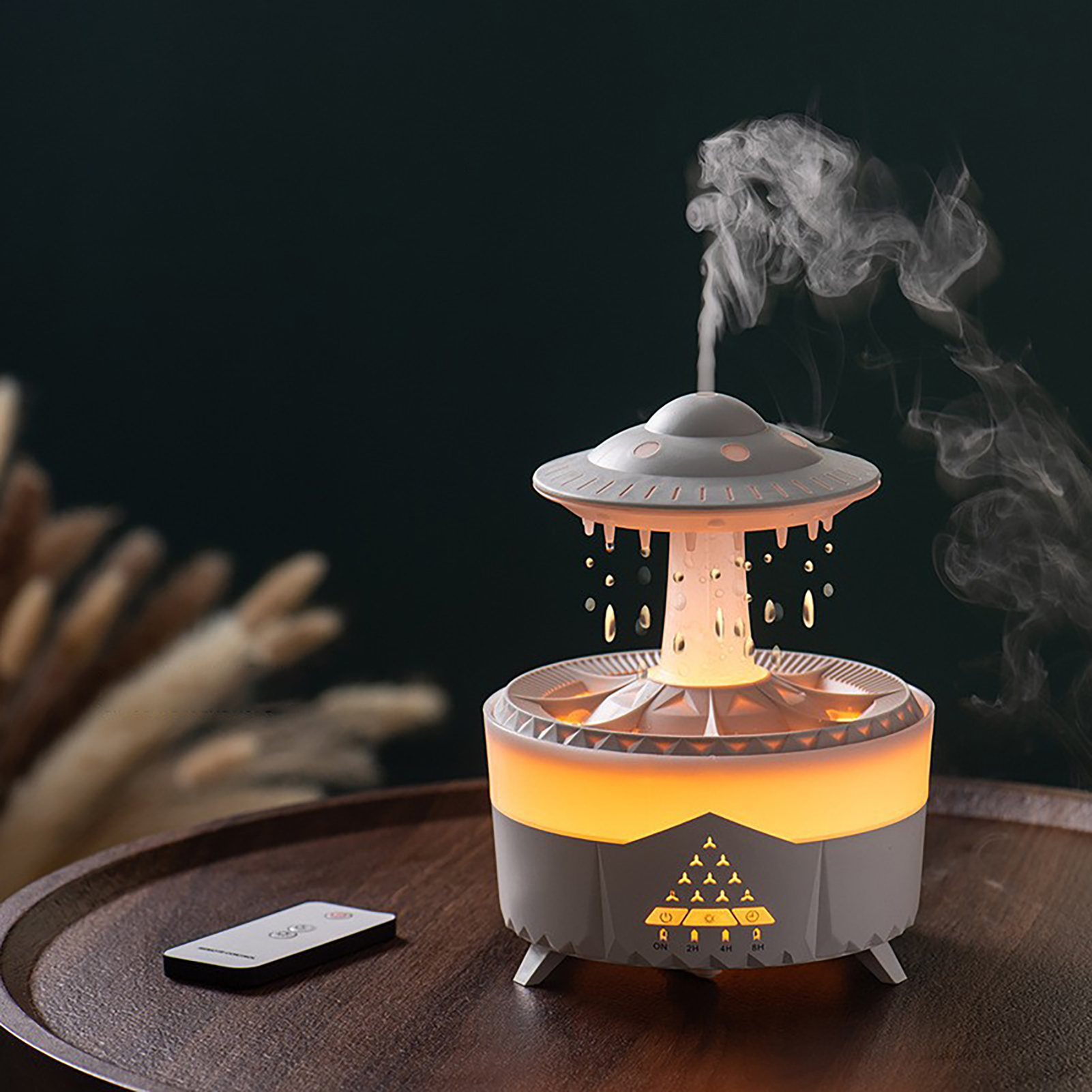 New UFO Night Light Humidifier with Remote Control Silent Safety ...