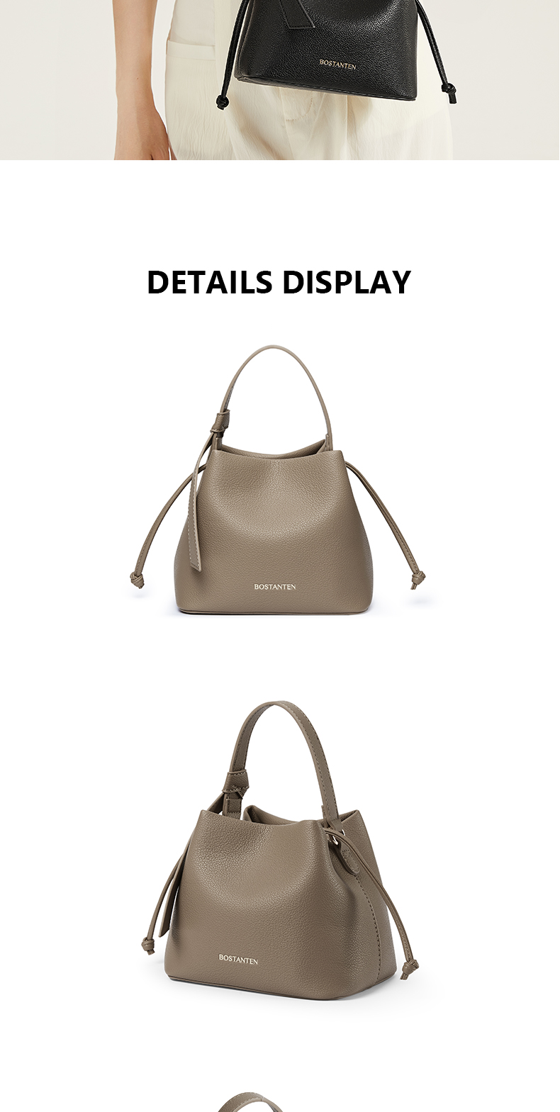 Bostanten Fashion Handbag Bag Shoulder Bag PU Leather Crossbody Bag For ...