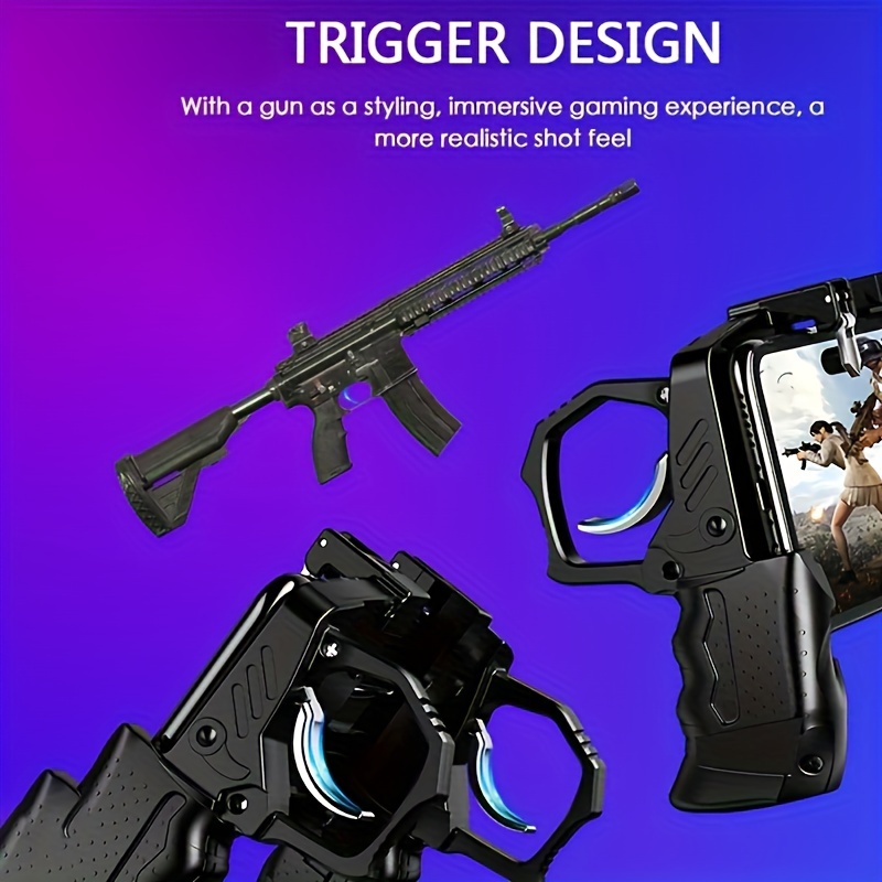 K21 Mobile Game Joystick Mobile Game Joystick Grip with Shooting Grip ...