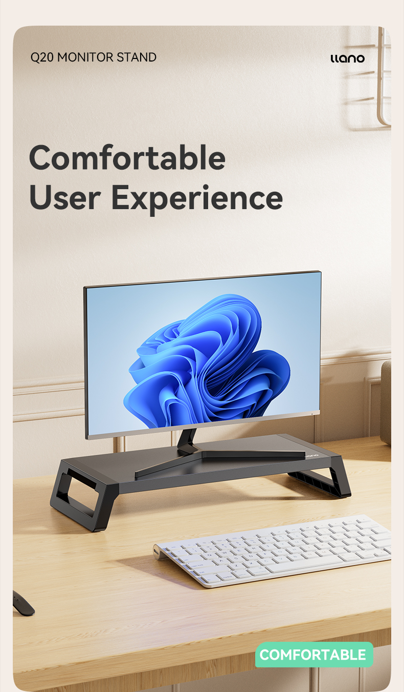 Llano Q20 Monitor Stand Computer Monitor Riser Compatible Computer ...