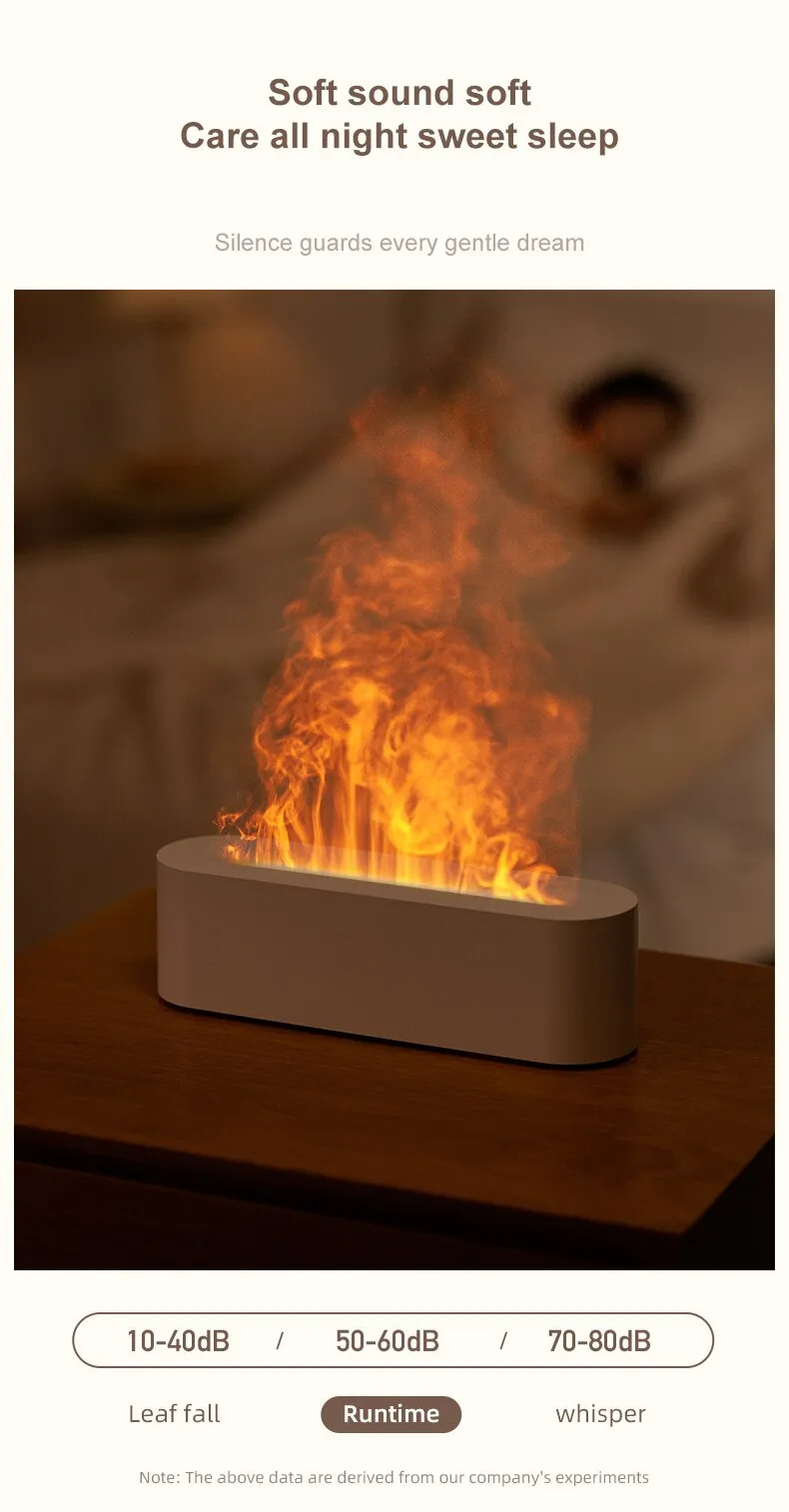 New Remote Control Flame Ultrasonic Air Diffuser Fog Cooler Remote ...