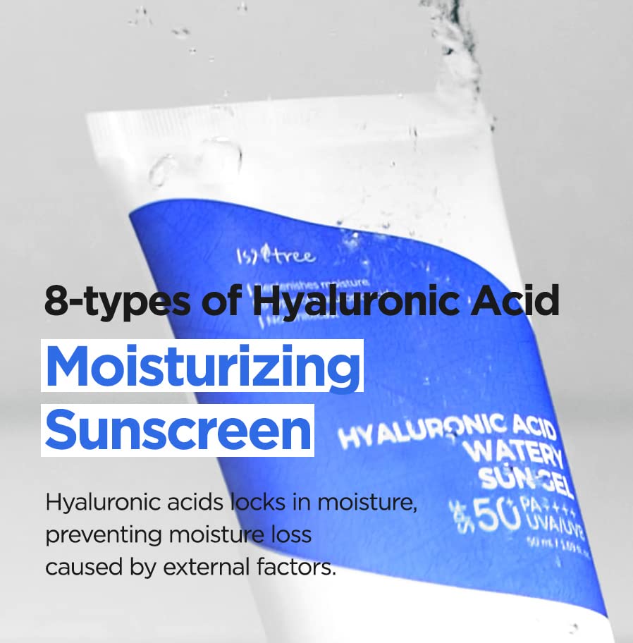 Korea Isntree Sunscreen 50ml, Isntree Hyaluronic Acid Watery Sun Gel ...