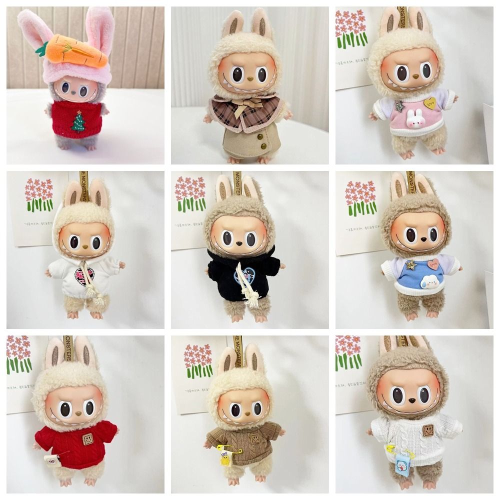 AOPHEKM Doll Clothes, Labubu Time To Chill Filled DIY Labubu Clothes ...