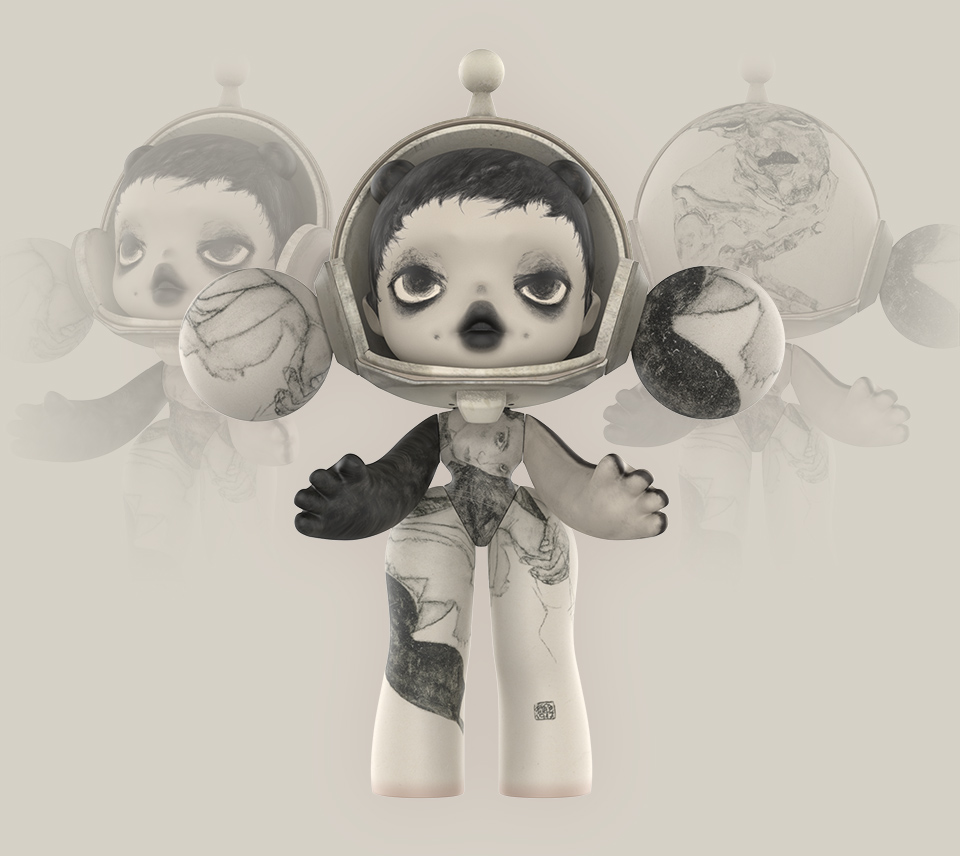 POP MART MEGA SKULLPANDA 400% Egon Schiele | Shopee Malaysia