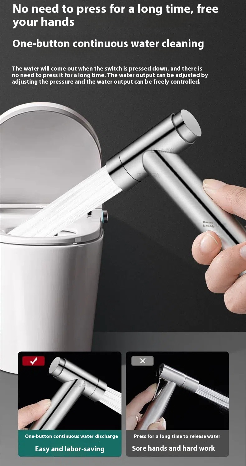 [Ready Stock] Toilet Pressurized Flushing Spray Gun Faucet Toilet ...