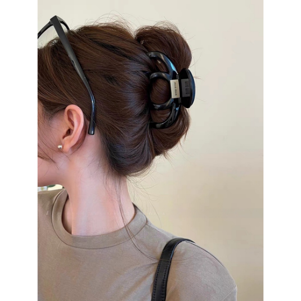 Grasp clip, large hair volume, shiny surface, new shark clip, high-end ...