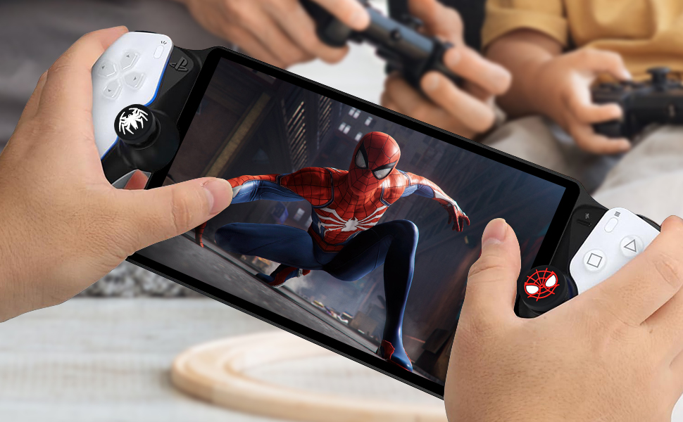 Thumb Grips Caps for PlayStation Portal Remote Player - Black Spiders ...