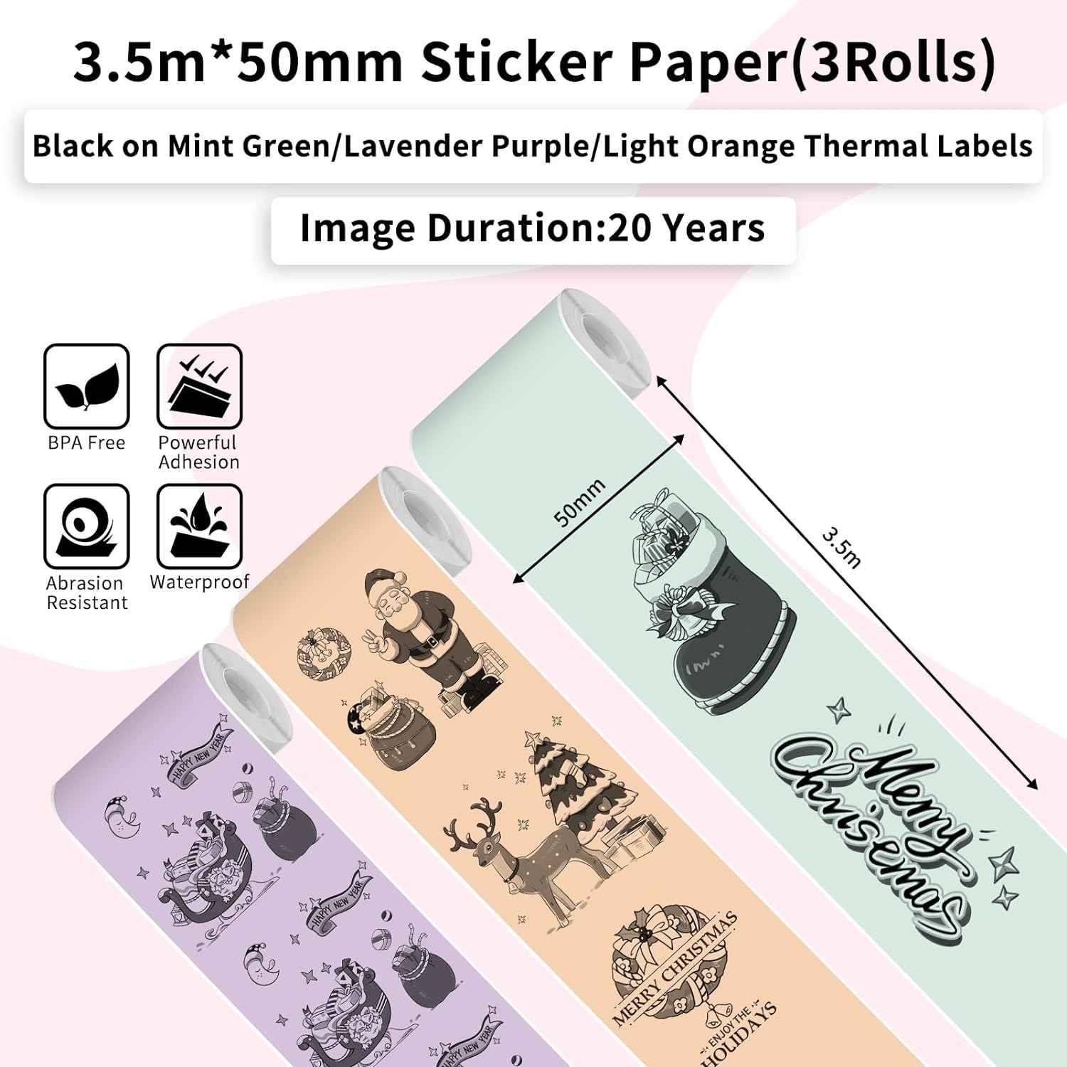 Phomemo Thermal Label Sticker For T02/M02S/M02Pro/M03AS/M04AS/M220 ...