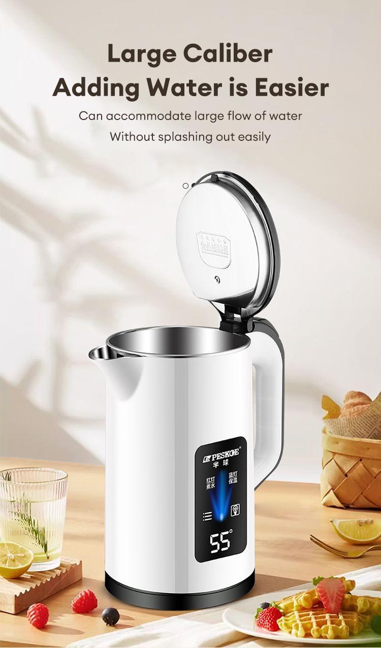 【Malaysia Plug】3L Kettle Electric 304 Stainless Steel Household 1500W ...