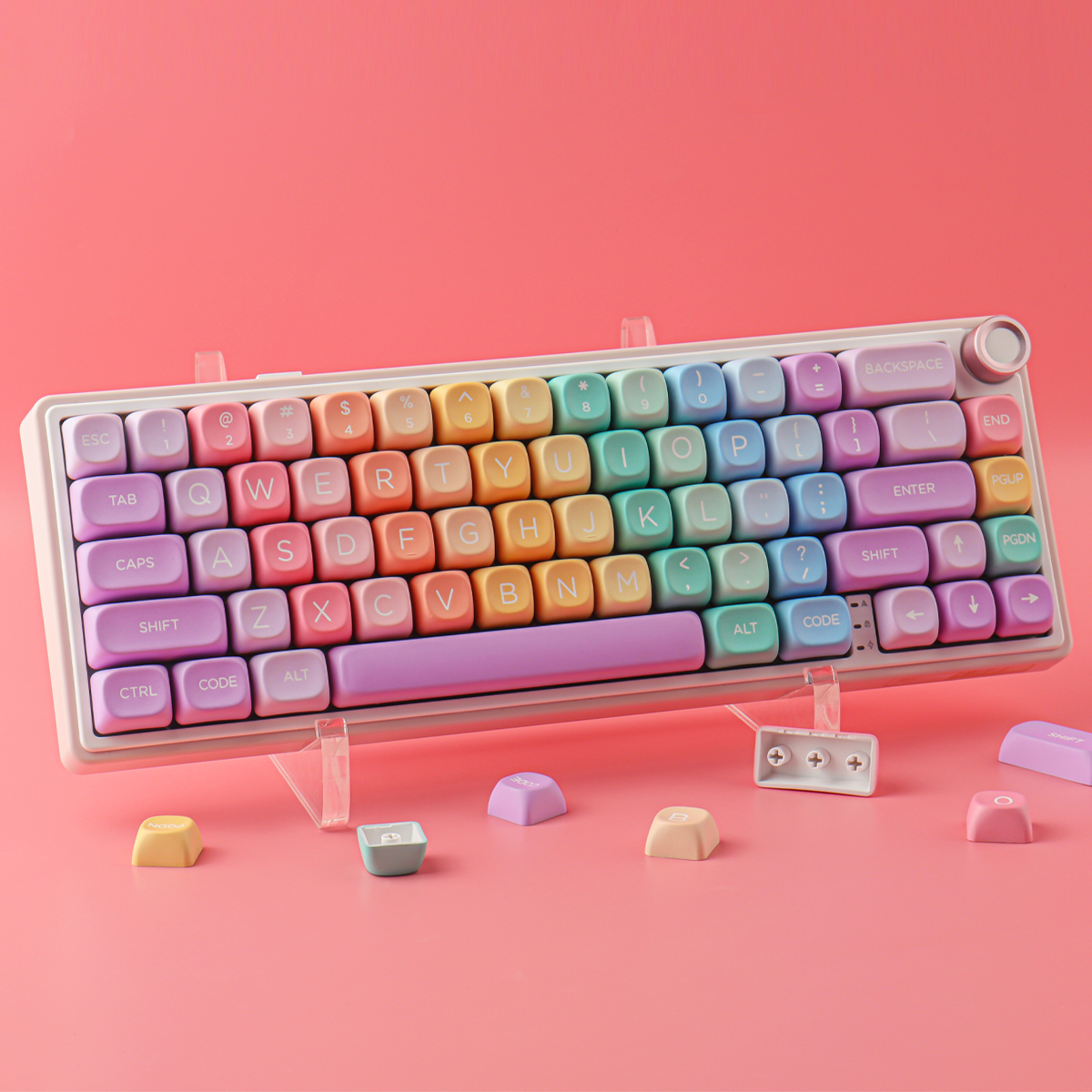 Soft Candy keycaps 126 Keys keycaps MOA Profile DYE-SUB Personalized ...
