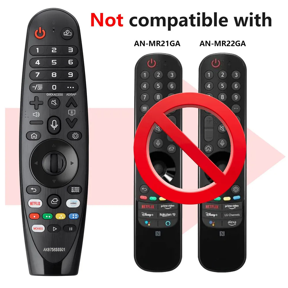 Remote Control for LG AN-MR20GA AN-MR19BA Smart TV 2017-2020 4K 8K ...