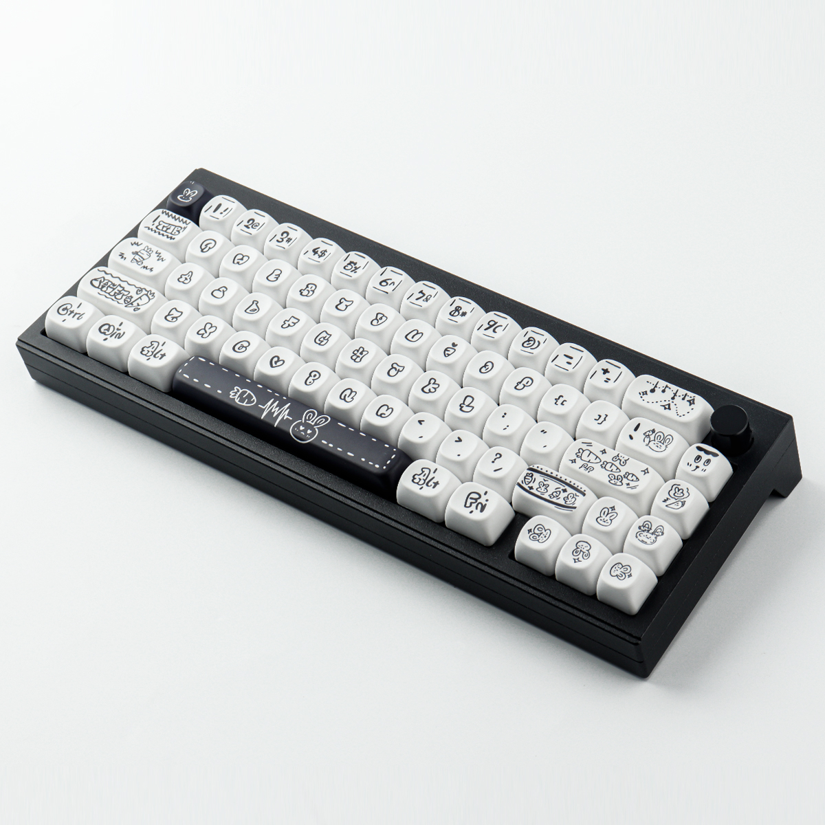 Carrot Rabbit keycaps 130 Keys keycaps MOA Profile DYE-SUB Personalized ...