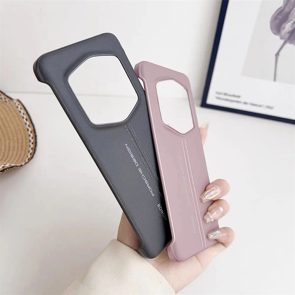 Original Honor Magic 6 RSR Leather Case Bordless Genuine Lether Back ...