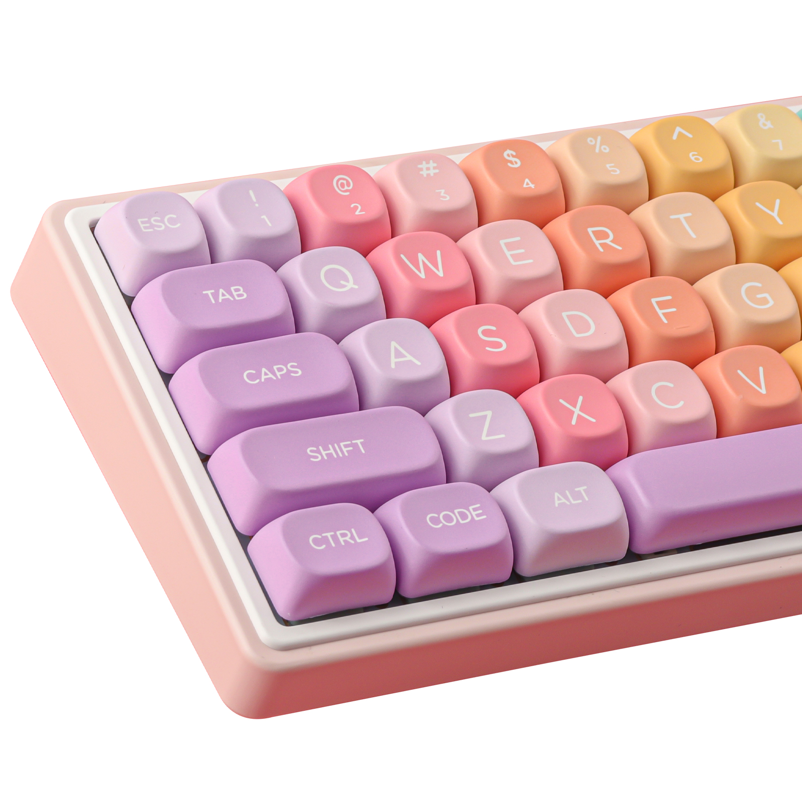 Soft Candy keycaps 126 Keys keycaps MOA Profile DYE-SUB Personalized ...