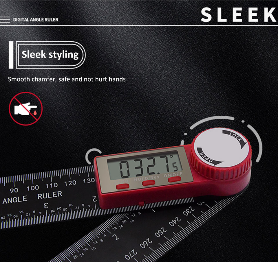 360 ° Dual Function Professional Digital Angle Gauge High Precision ...
