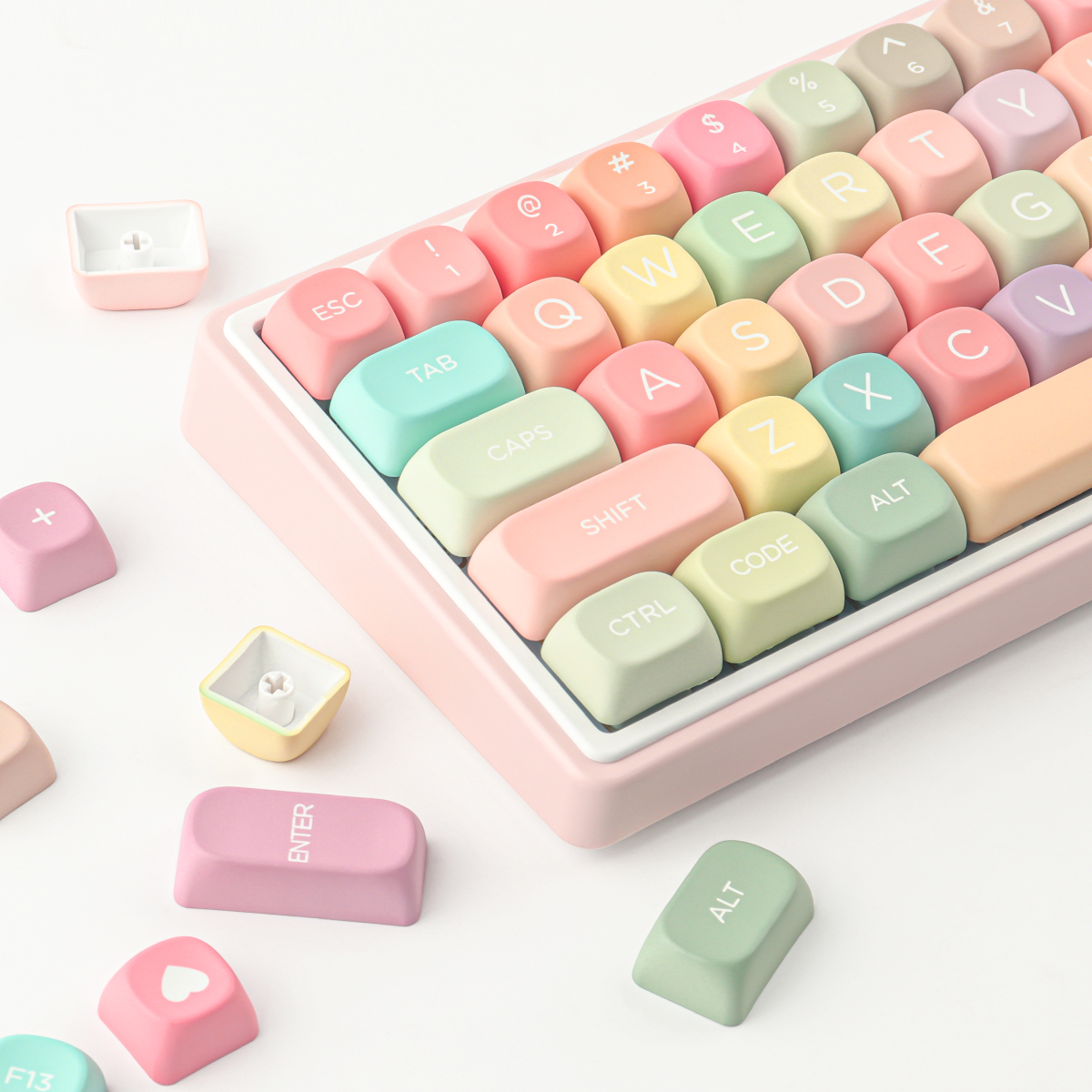 Candy keycaps 126 Keys keycaps MOA Profile DYE-SUB Personalized For ...