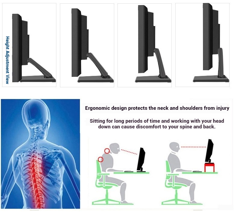 monitor stand TV mount 15"17" 19" 20" 22" 23" 24 Monitor Holder Bracket ...