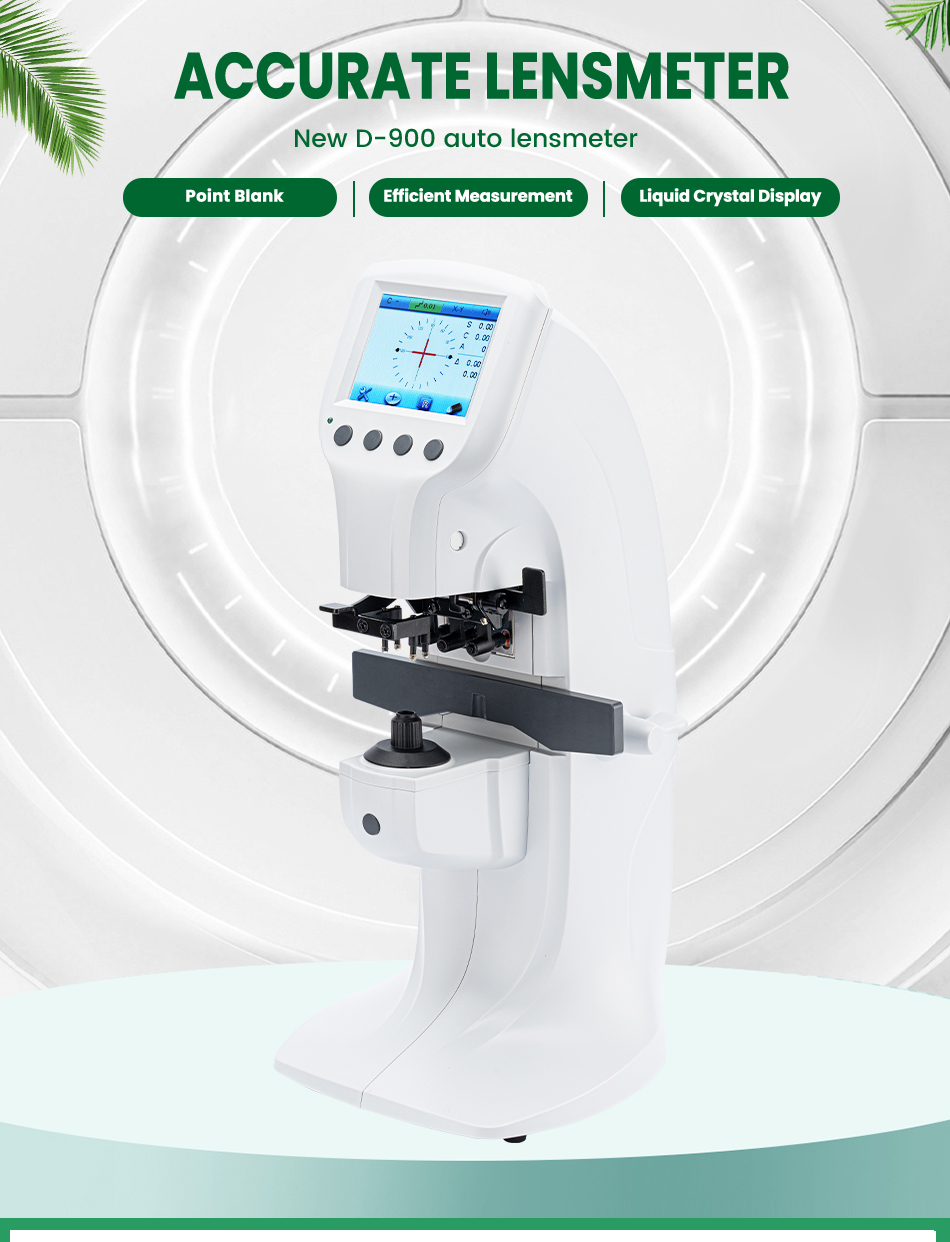 New Auto Lensmeter D-900 Focimeter 3.5" True Color Monitor | Optometric ...