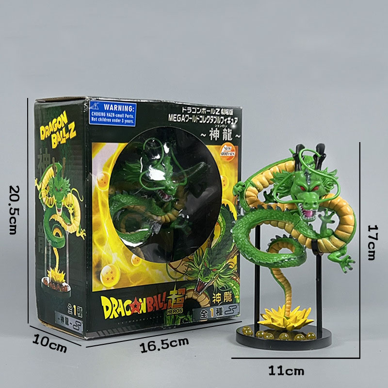 17cm Dragon Ball Z Anime Figure Shenron Pvc Figurine Doll Shenlong Dbz ...