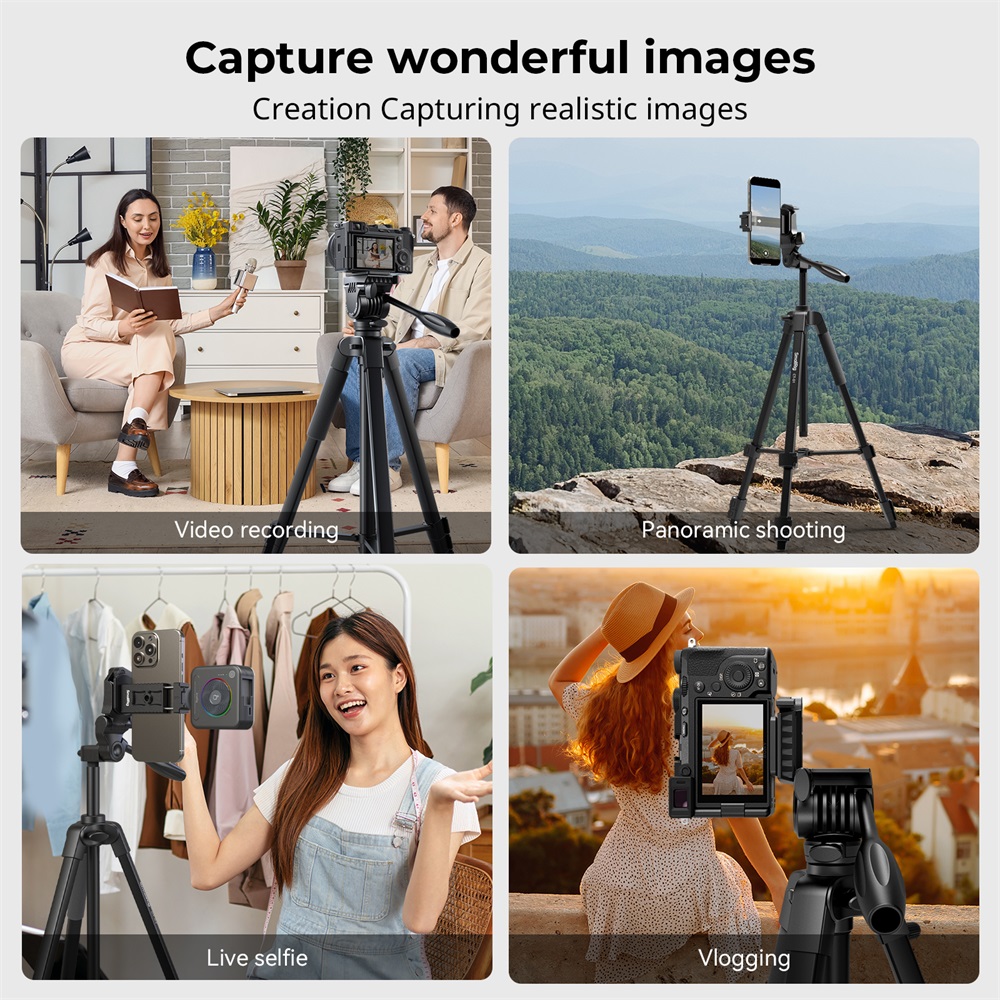 SmallRig Lightweight Travel Tripod Camera Tripods Phone Tripod Stand ...
