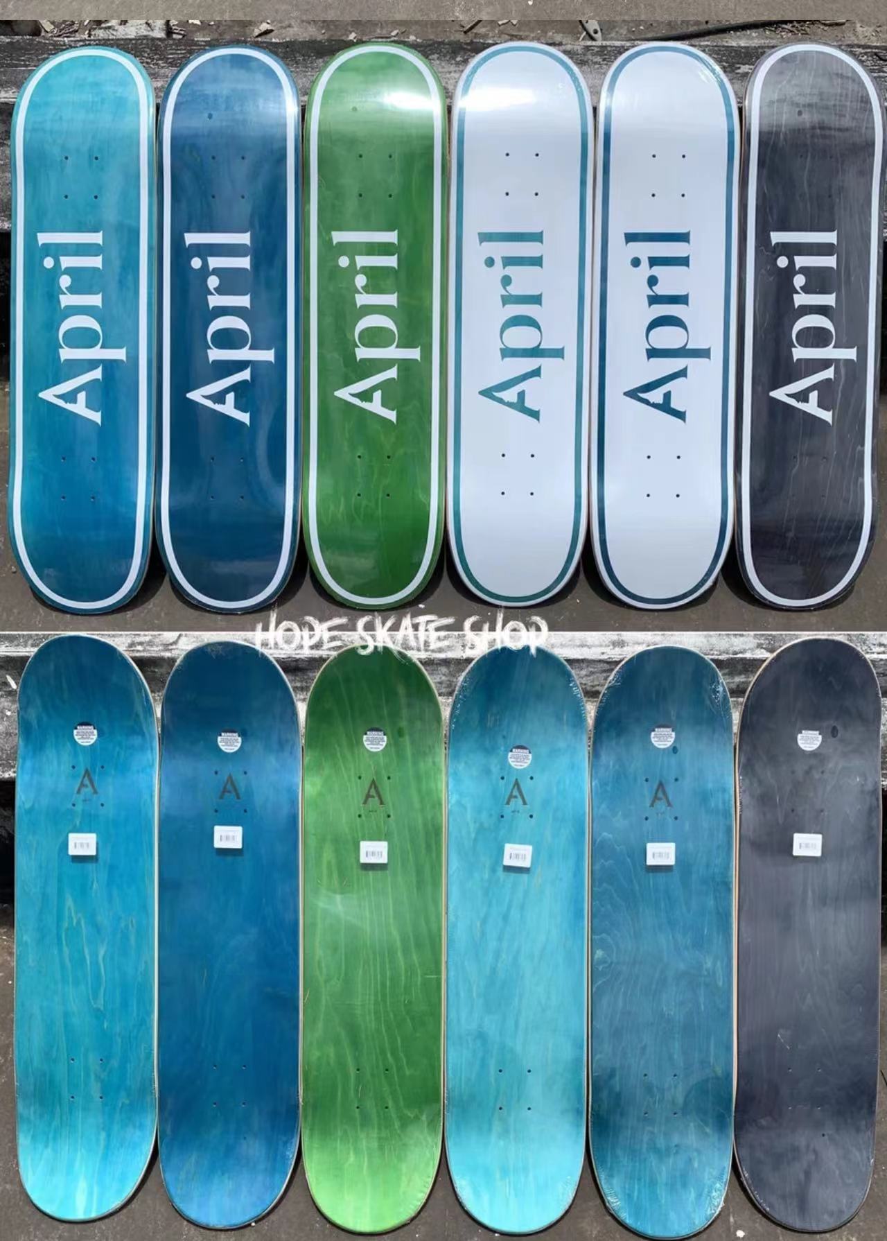 APRIL SKATEBOARD DECK ORIGINAL DECK 7 LAYERS CANANDIAN MAPLES ADULT ...