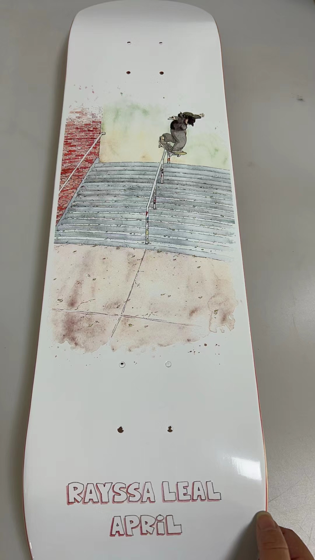 APRIL SKATEBOARD DECK ORIGINAL DECK 7 LAYERS CANANDIAN MAPLES ADULT ...
