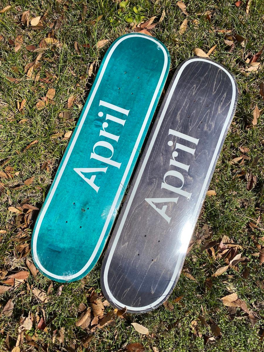 APRIL SKATEBOARD DECK ORIGINAL DECK 7 LAYERS CANANDIAN MAPLES ADULT ...